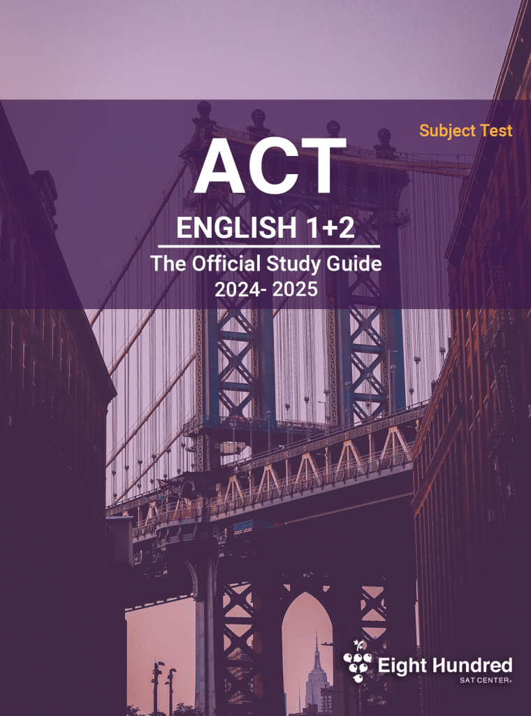 ACT Subject Test English 1 & 2 Study Guide