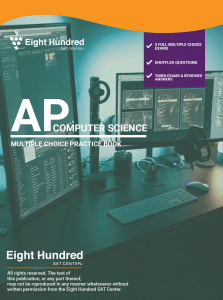 AP Computer Science Principles Practice Book