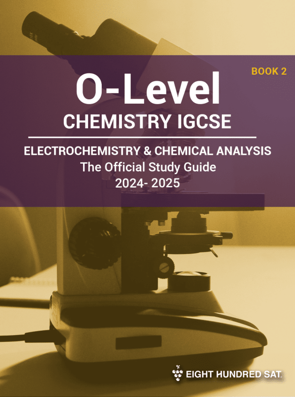 Chemistry IGCSE O-Level: Electrochemistry and Chemical Analysis