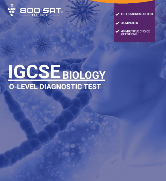 IGCSE O-Level Diagnostic Tests - 800 SAT – American & British Programs