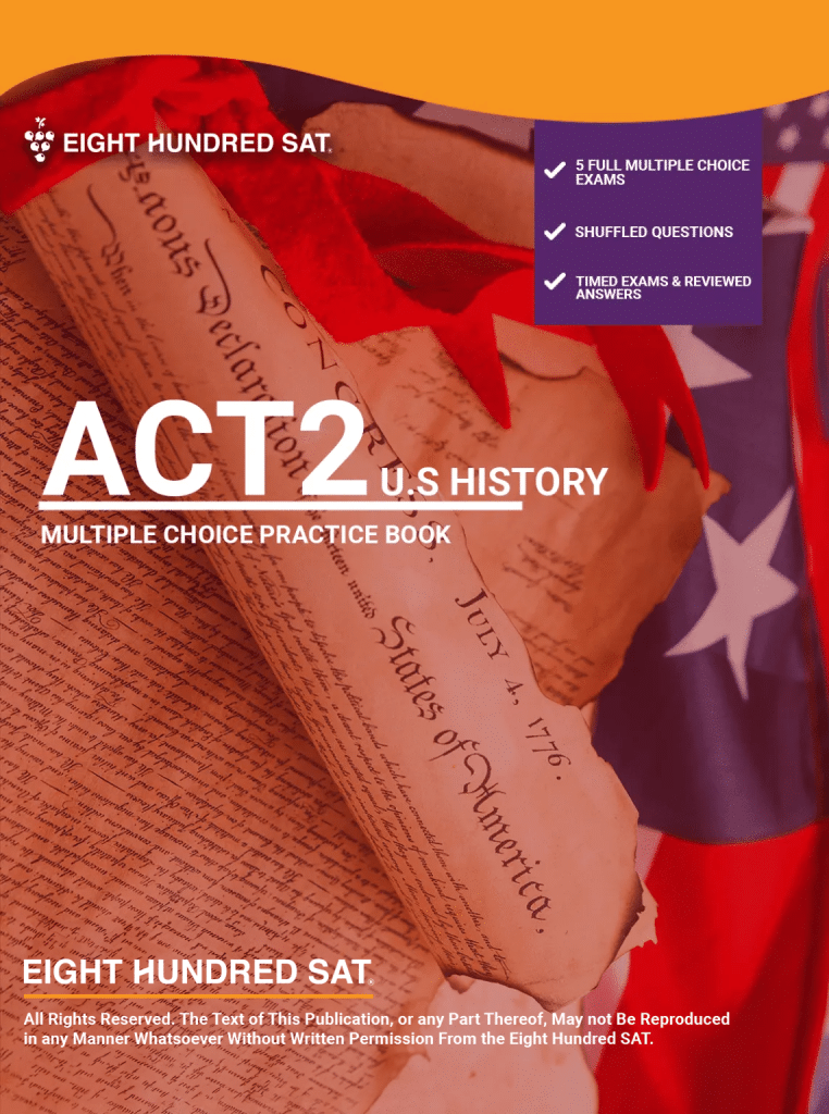 U.S History ACT Subject Practice Book