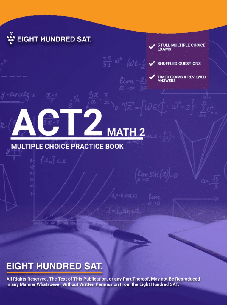 Math 2 ACT Subject Practice Book