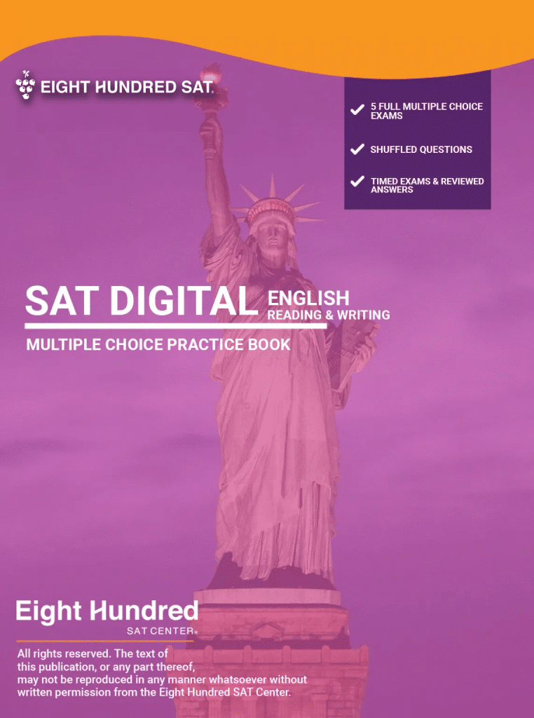 Digital SAT English Reading & Writing Practice Book