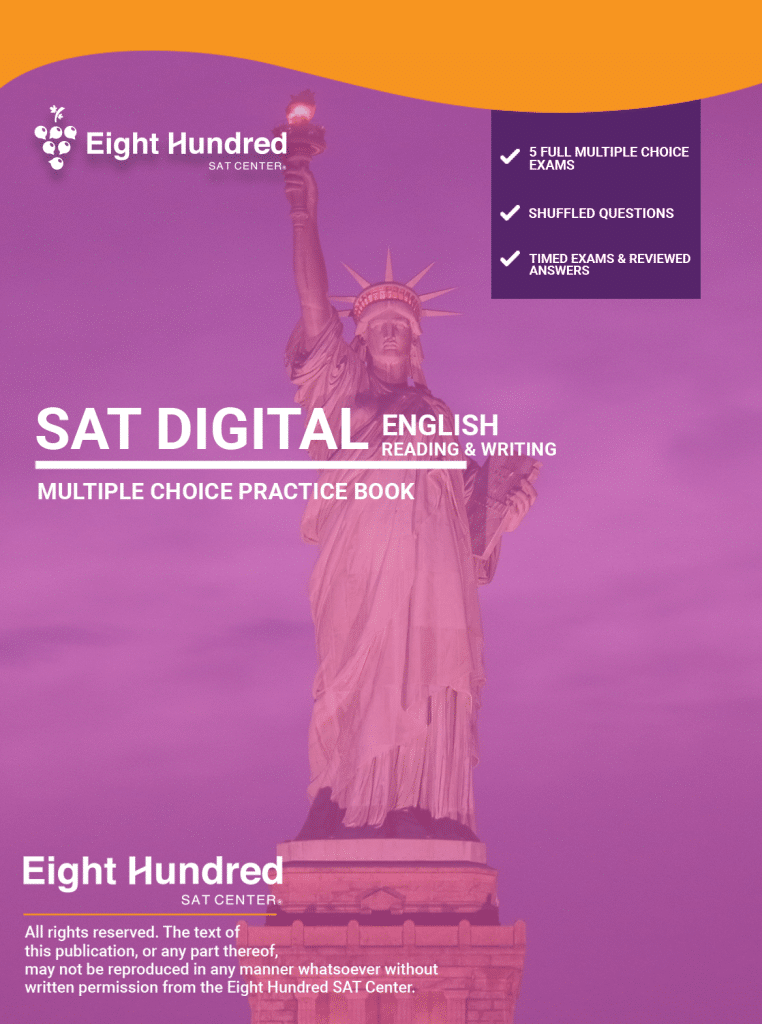 Digital SAT English Reading & Writing Practice Book