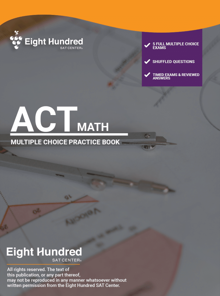 ACT General Math Practice Book