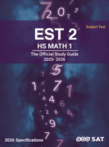 EST 2 SUBJECT TEST MATH 1 STUDY GUIDE