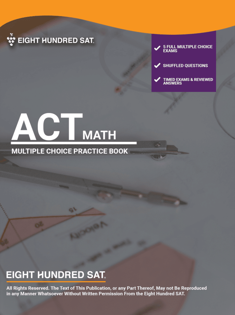 ACT General Math Practice Book
