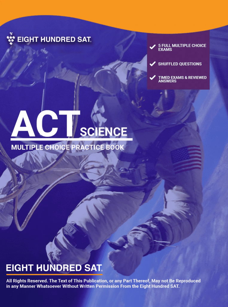 ACT General Science Practice Book - 800 SAT | Test Prep for SAT, ACT ...
