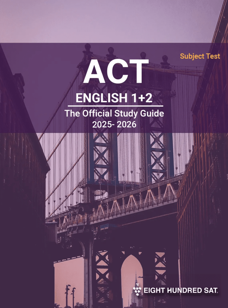 ACT Subject Test English 1 & 2 Study Guide