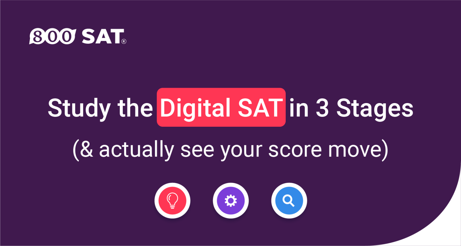 Study the Digital SAT in 3 Stages